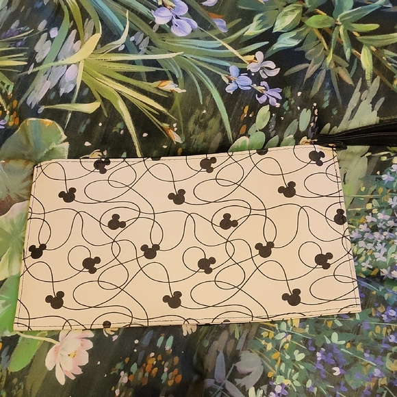 Disney | Bags | Disney Mickey Mouse Black And White Clutch | Poshmark